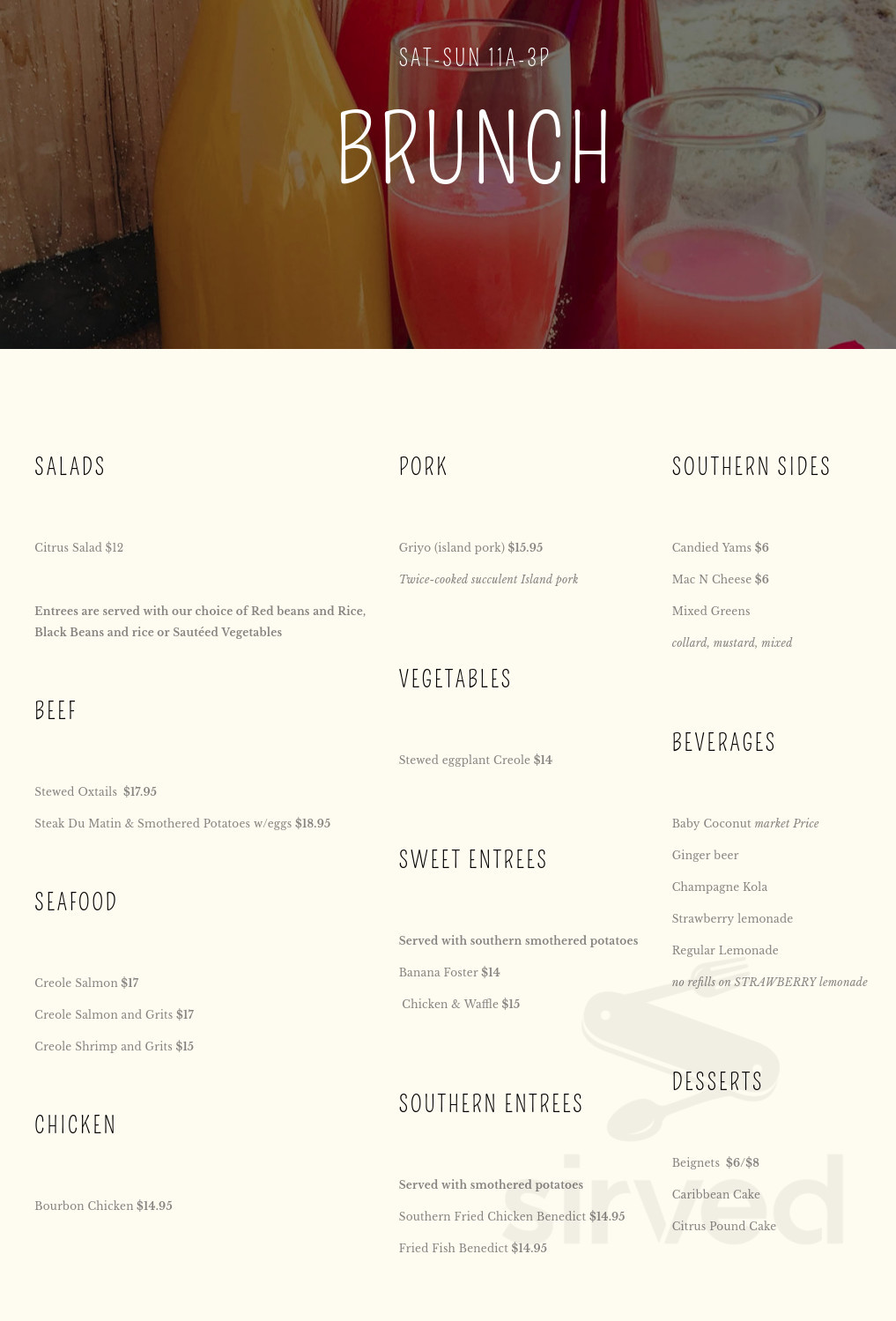 Dhat Island Caribbean Creole menus in Redlands, California, United States