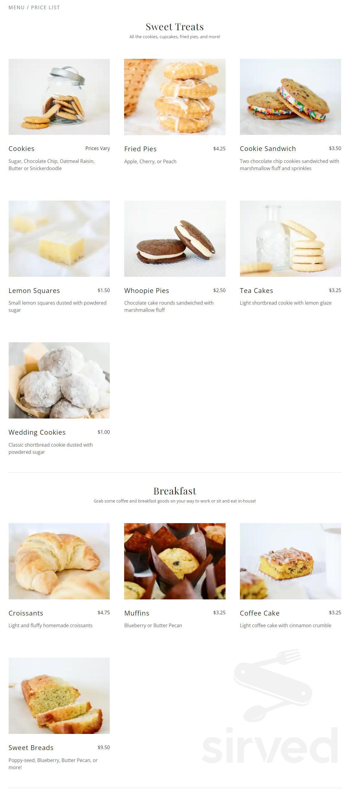 Flour Shop Bakery menu in Brentwood, Tennessee, USA