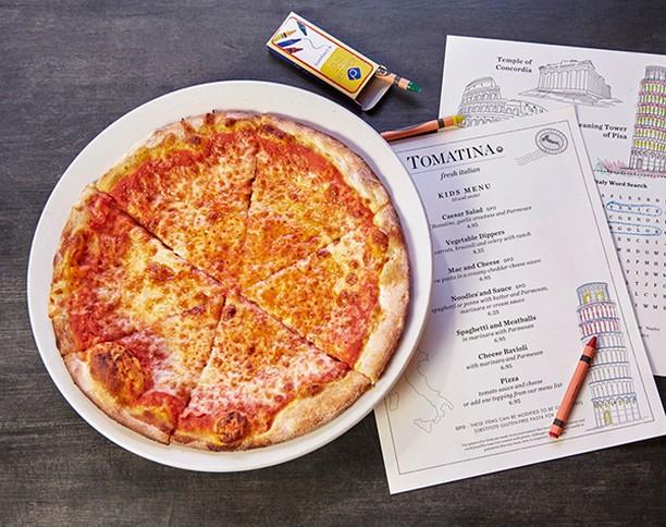 Tomatina menu in Walnut Creek, California, USA