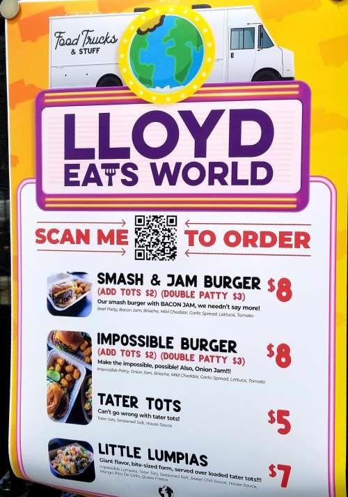 Lloyd Eats World menu in Hayward, California, USA