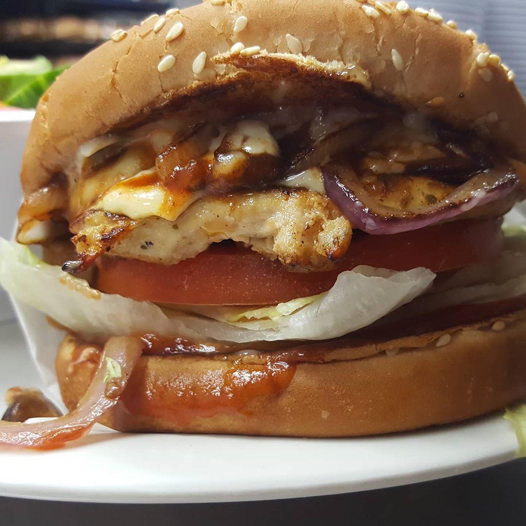 Nick's Burgers menu in Redlands, California, USA