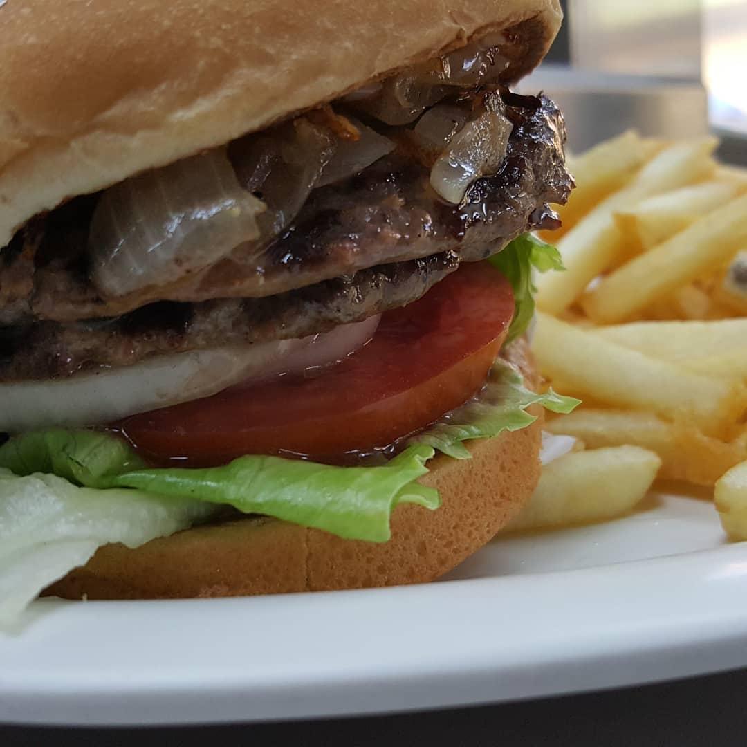 Nick's Burgers menu in Redlands, California, USA