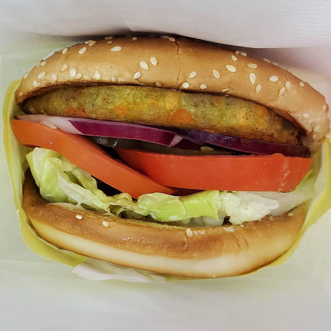 Nick's Burgers menu in Redlands, California, USA
