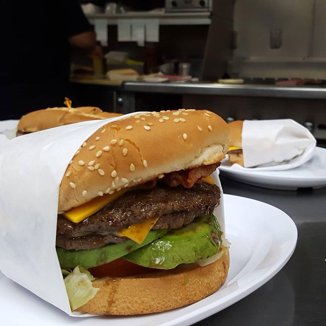 Nick's Burgers menu in Redlands, California, USA