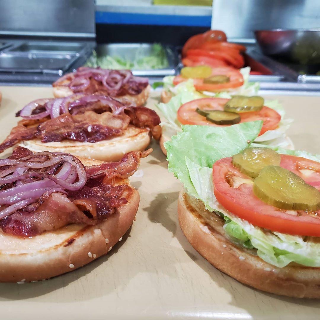 Nick's Burgers menu in Redlands, California, USA