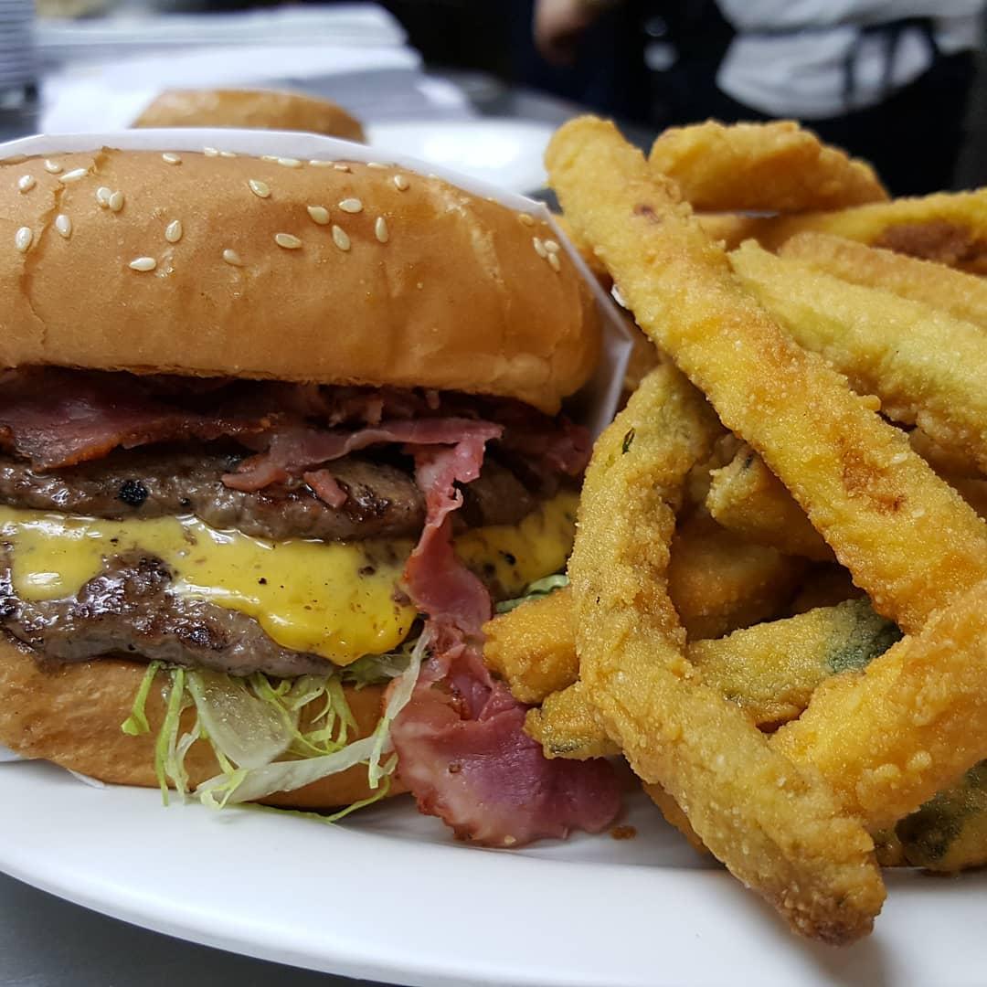 Nick's Burgers menu in Redlands, California, USA