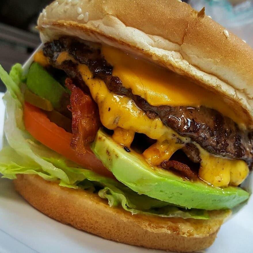 Nick's Burgers menu in Redlands, California, USA