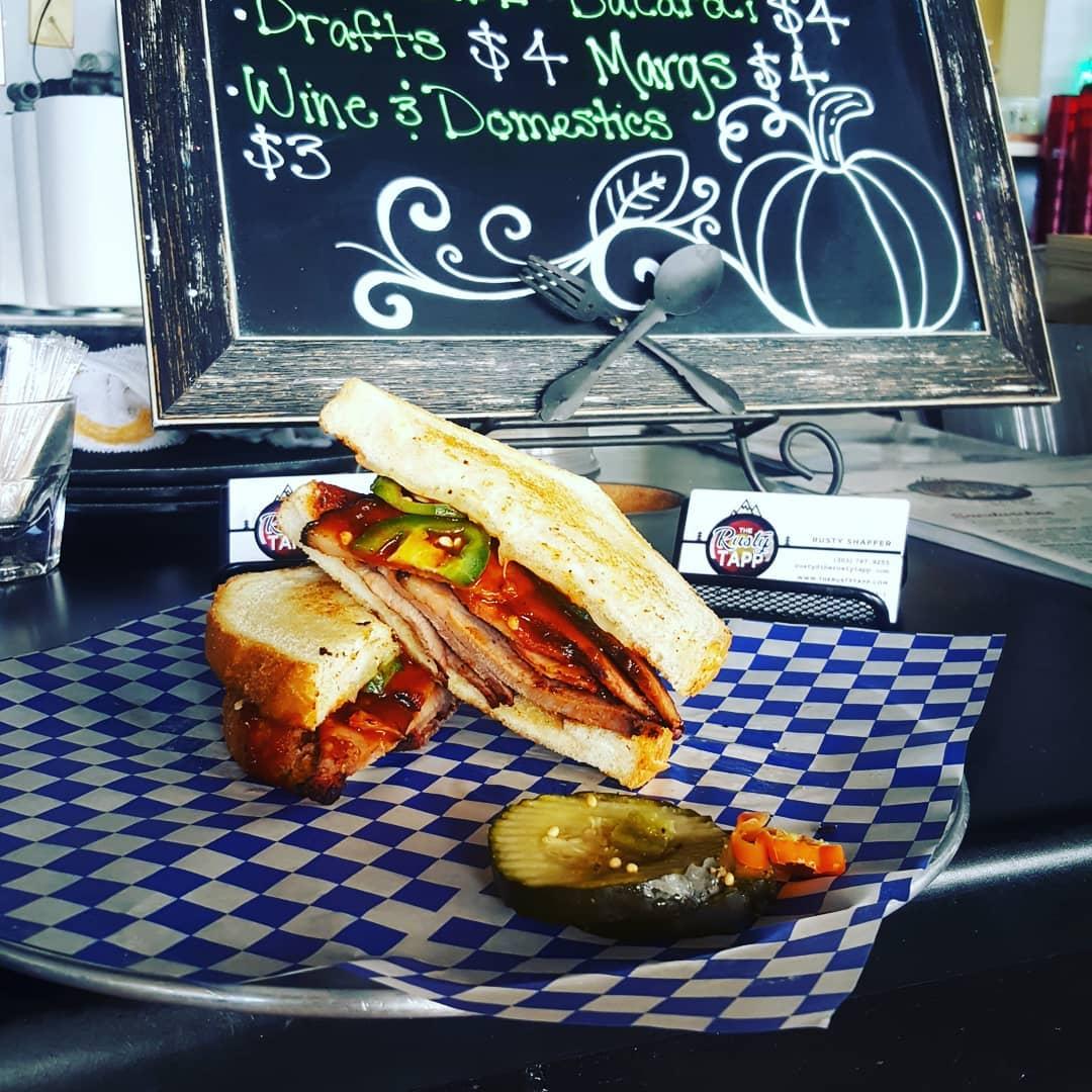 The Rusty Tapp Colorado BBQ & Catering menu in Littleton, Colorado, USA