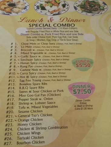 Menu for China 90 in DeBary, FL | Sirved