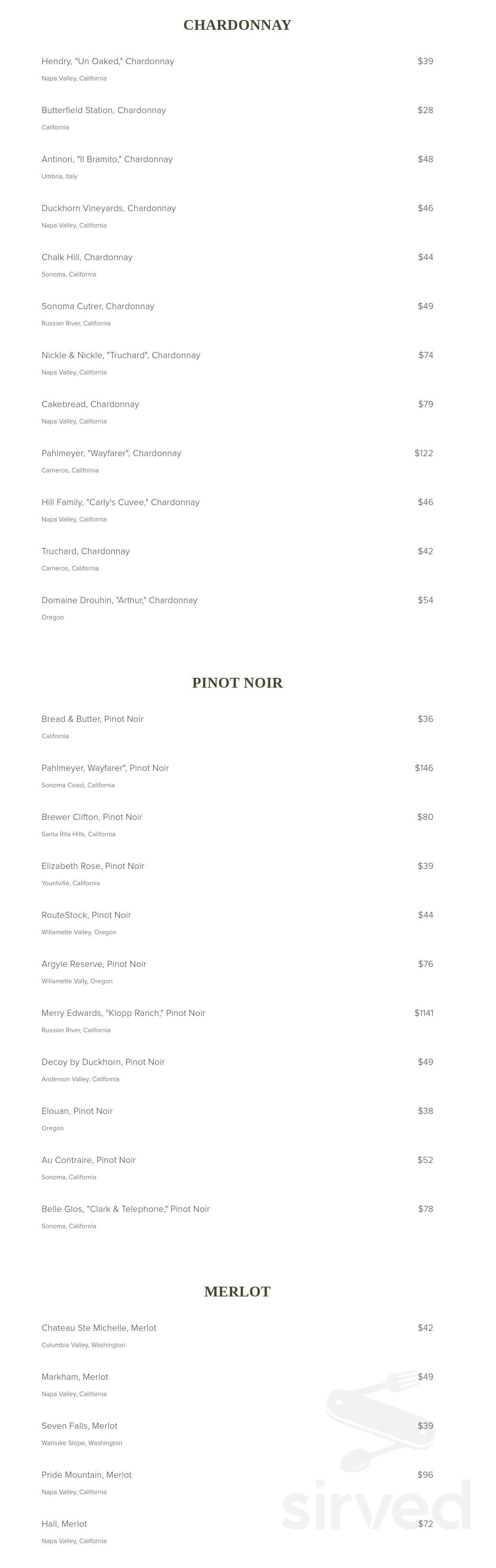 Benvenuti's menus in Norman, Oklahoma, United States