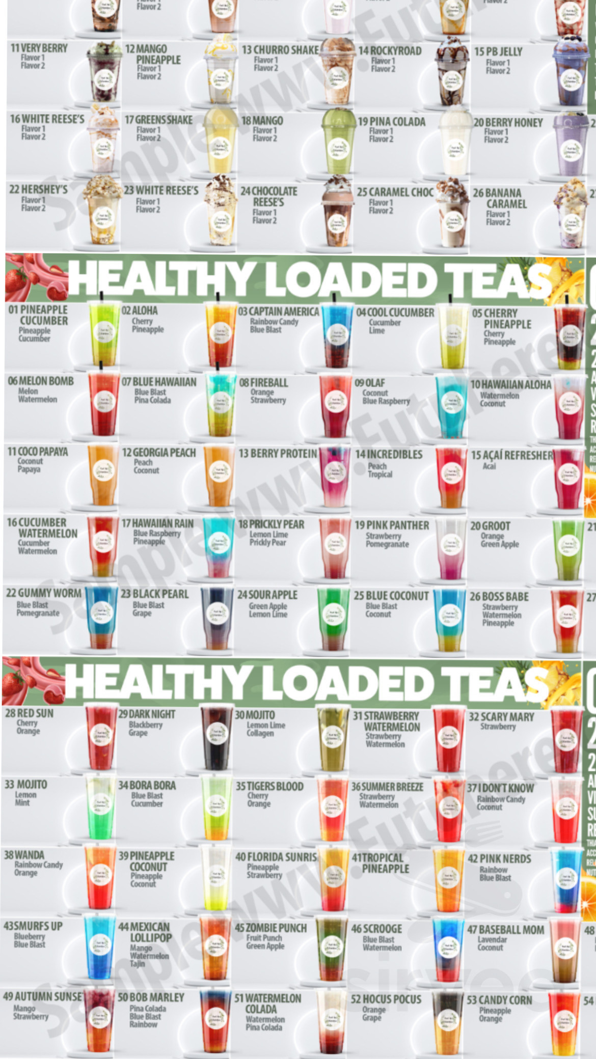 Fuel Up Nutrition menu in Beaumont, Texas, USA