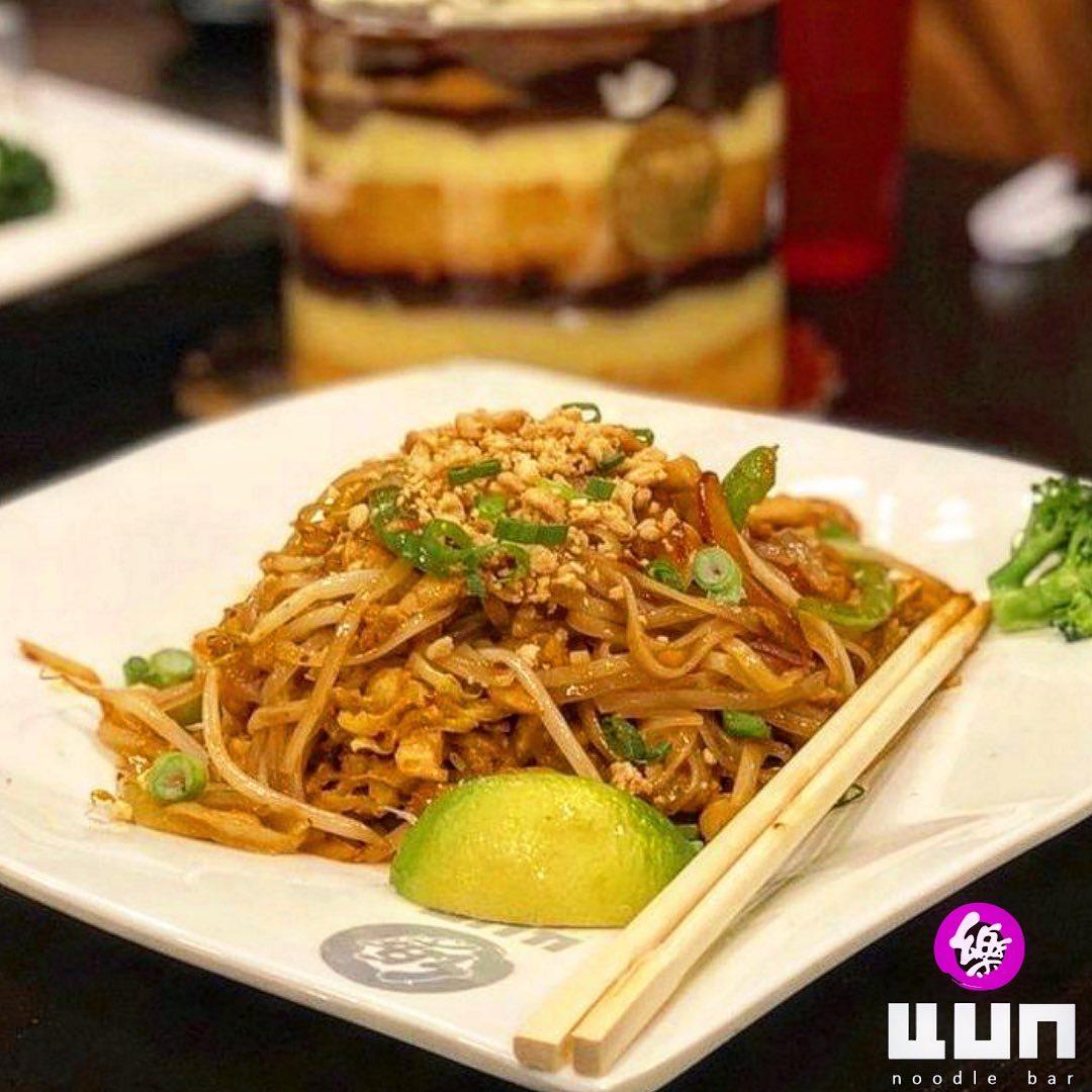 Fun noodle bar menu in Lubbock, Texas, USA