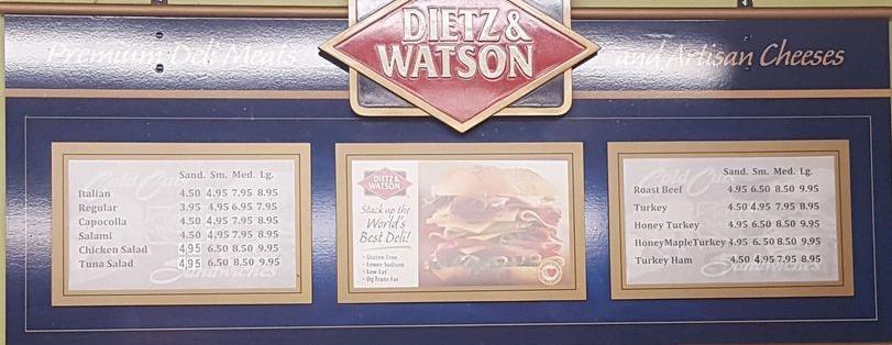 Menu for Brown Bag Deli & Grocery (Eastside) in Wilmington, DE | Sirved