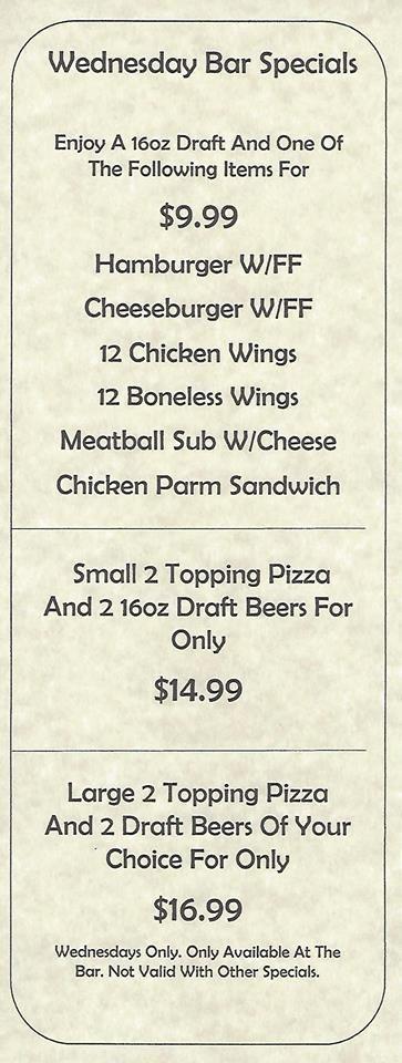 Twin Trees III menu in North Syracuse, New York, USA