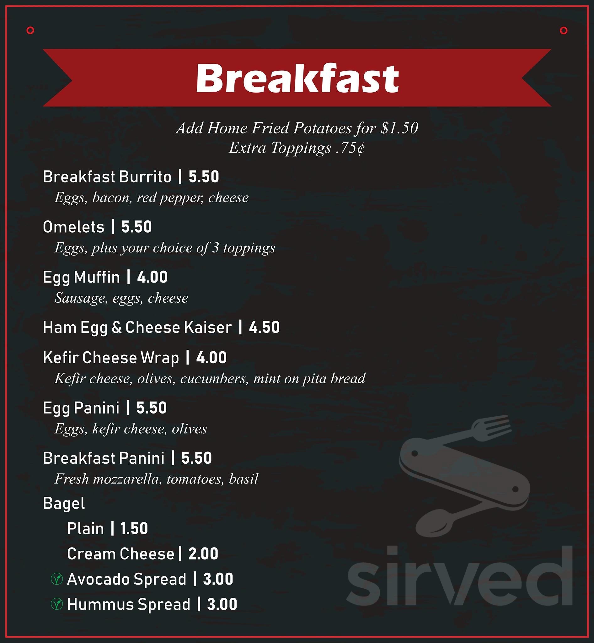 Wafa's Kitchen menu in Allentown, Pennsylvania, USA