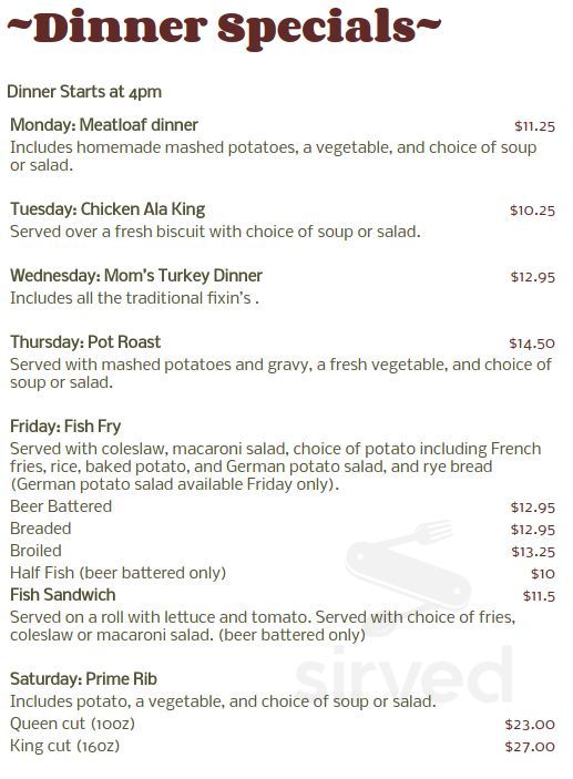 Menu for Curry's in Buffalo, NY | Sirved