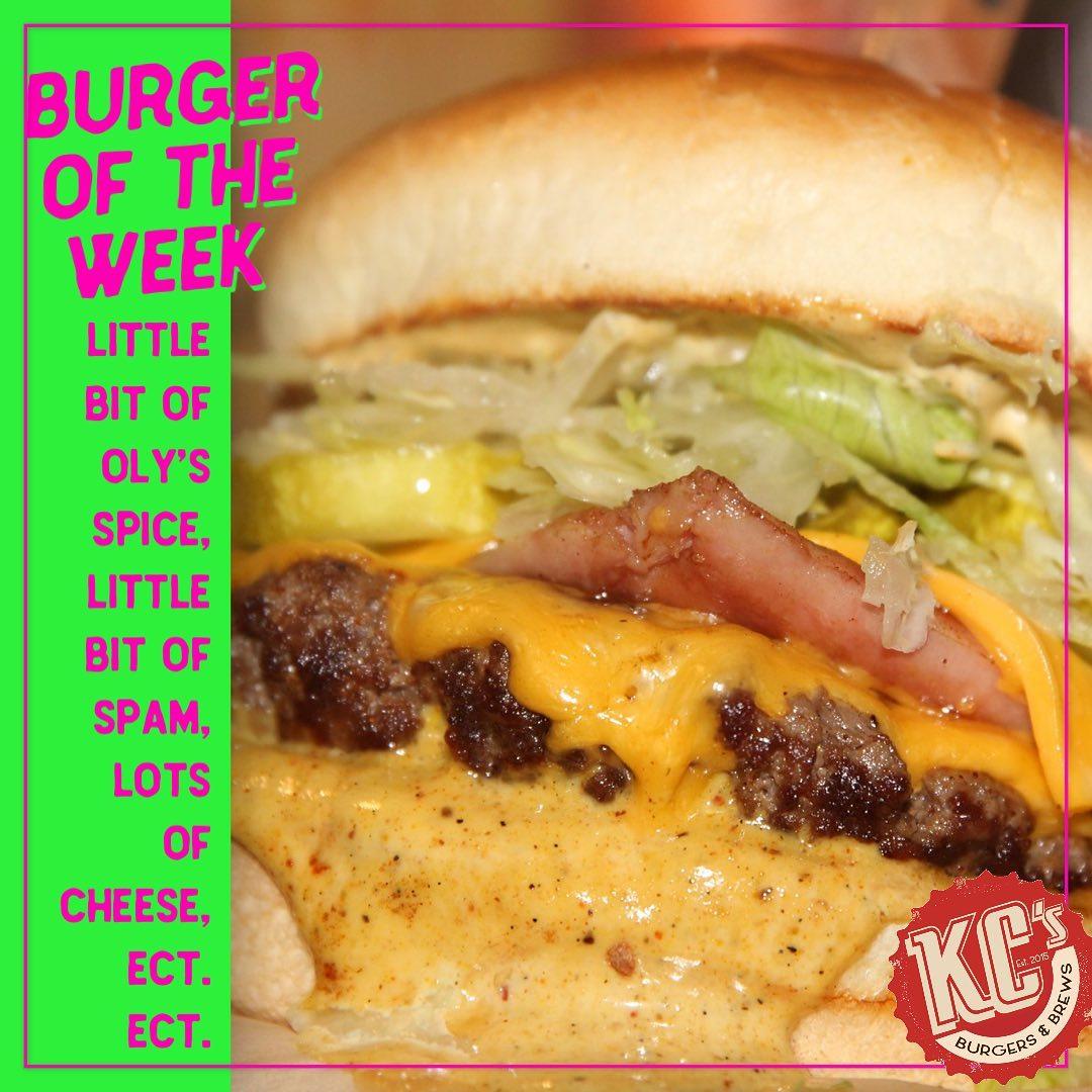 KC's Burgers and Brews menu in Lewiston, Idaho, USA