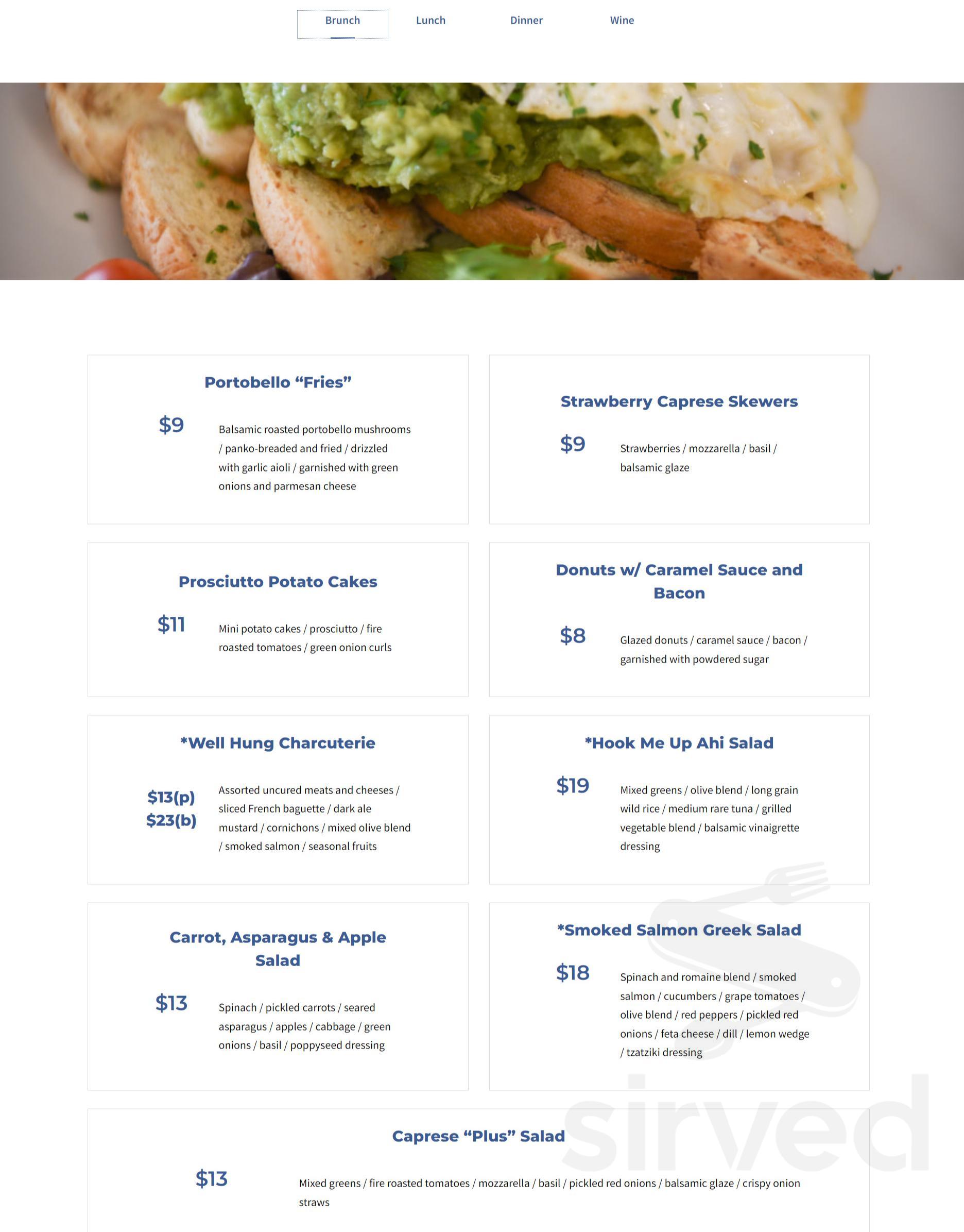 Well Hung Vineyard - Restaurant menus in Charleston, South Carolina ...