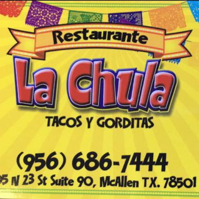 Menu for La Chula Restaurant in McAllen, TX | Sirved