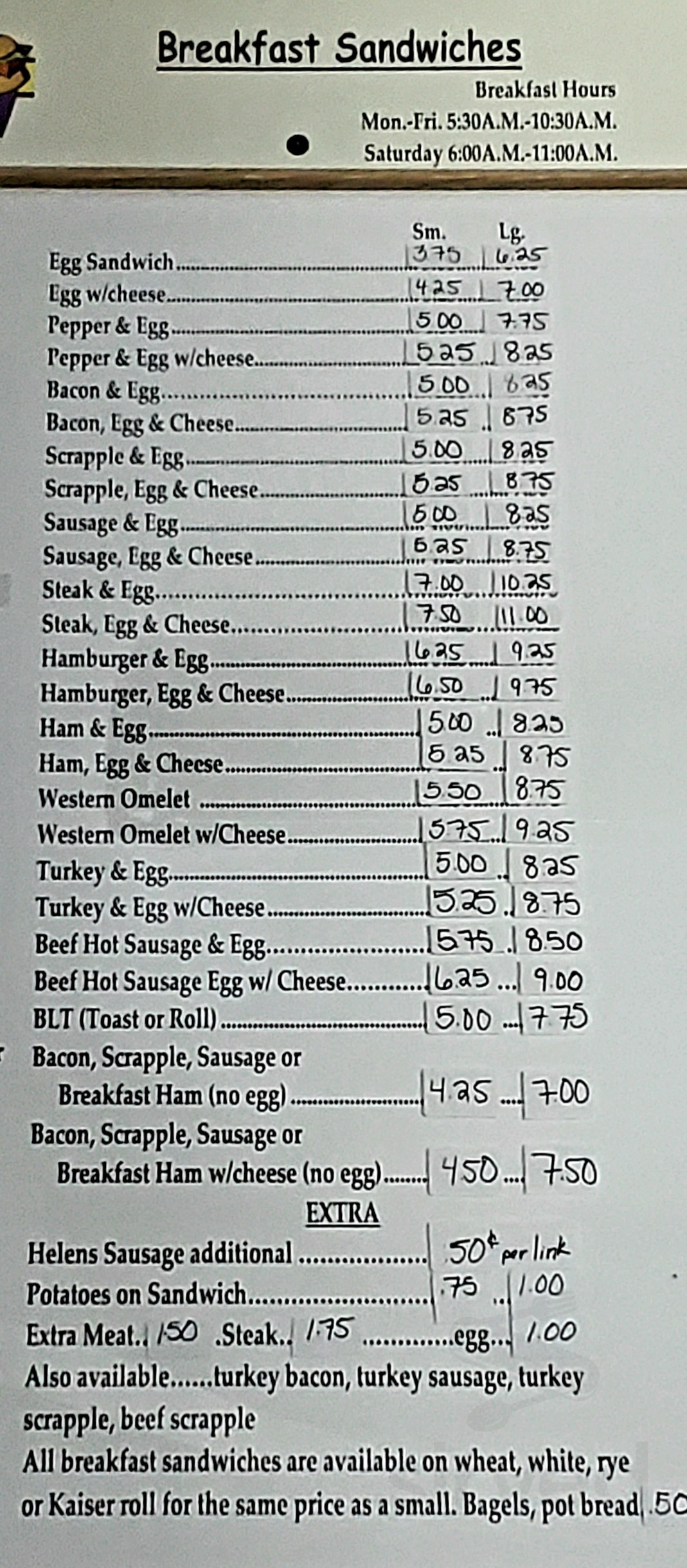 R & C Deli menus in New Castle, Delaware, United States