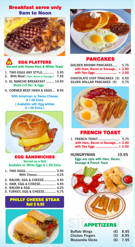 El Rancho Tropical menus in Norwich, Connecticut, United States