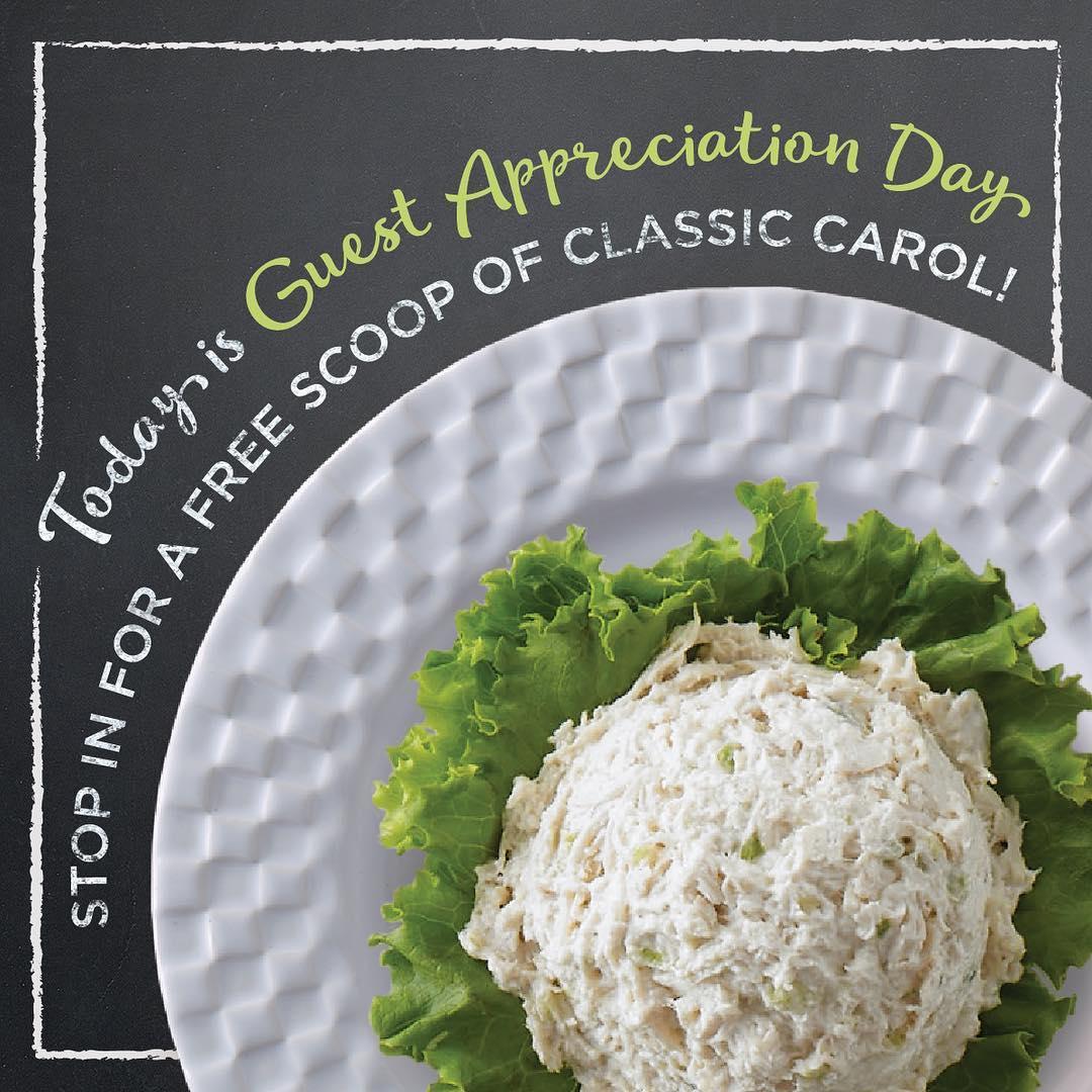 Chicken Salad Chick menu in Warner Robins, Georgia, USA