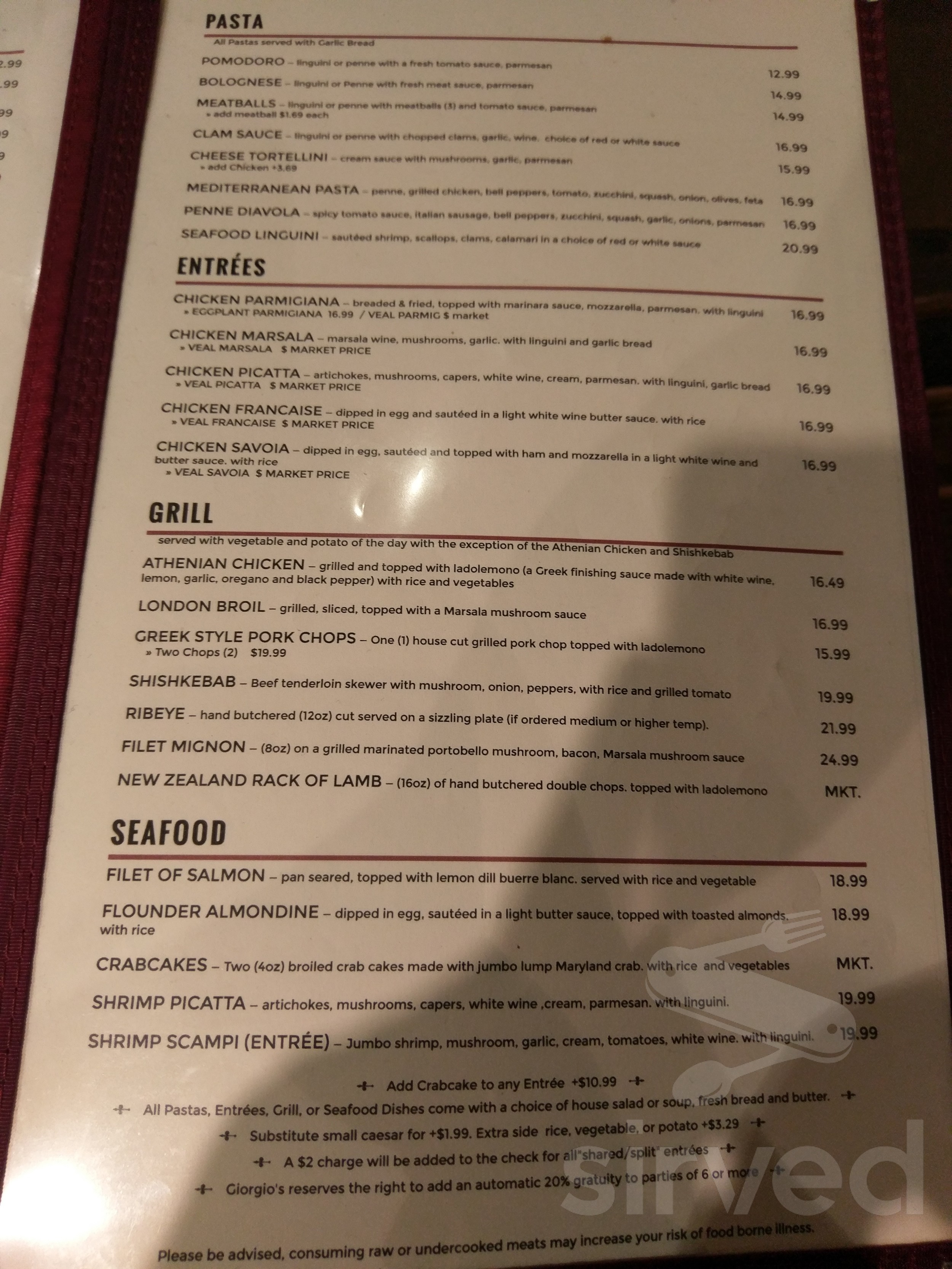 WineStyles of Montclair menu in Montclair, Virginia, USA