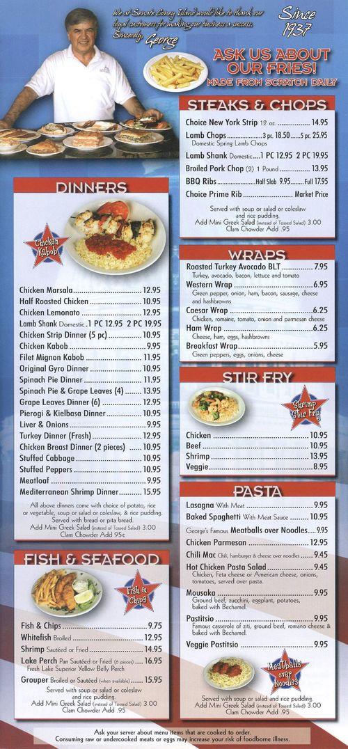 Senate Coney Island & Restaurant menu in Livonia, Michigan, USA