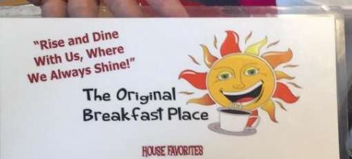 Menu for The Original Breakfast Place in Erie, PA | Sirved