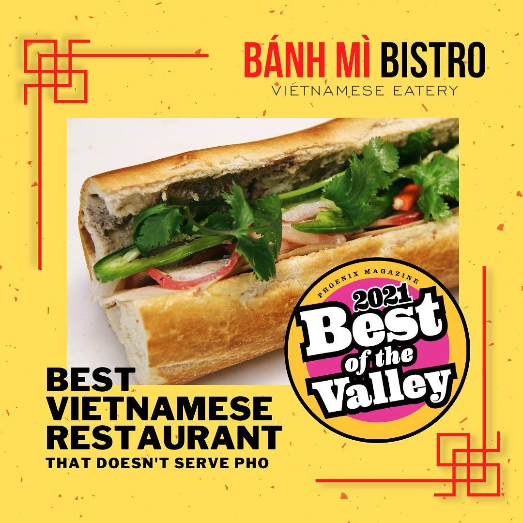 Bánh Mì Bistro Vietnamese Eatery menu in Phoenix, Arizona, USA