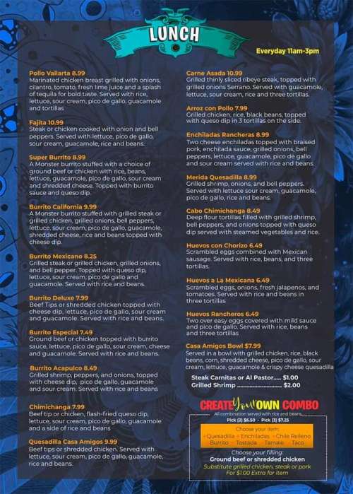 Coco's & Beer Authentic Mexican Grill menu in Columbia, South Carolina, USA