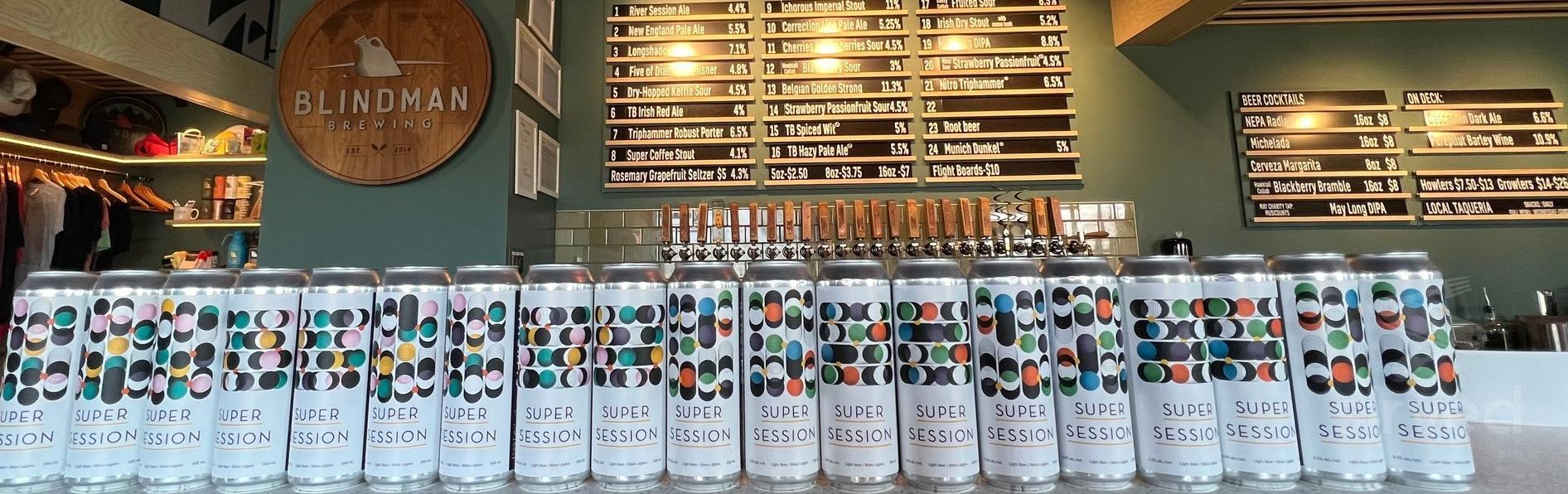 Menu for Blindman Brewing in Lacombe, AB | Sirved