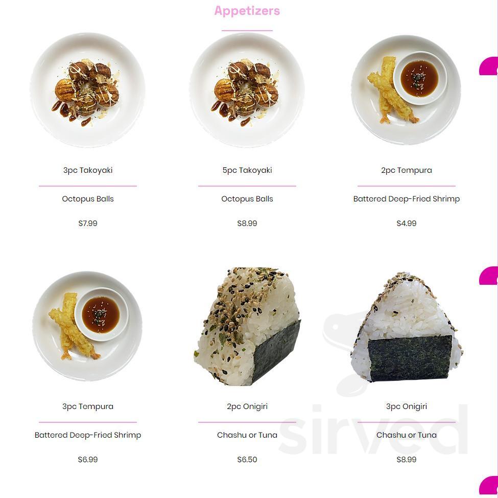 Oko yummy menu in Rancho Cucamonga, California, USA