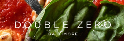 Double Zero menu in Baltimore, Maryland, USA