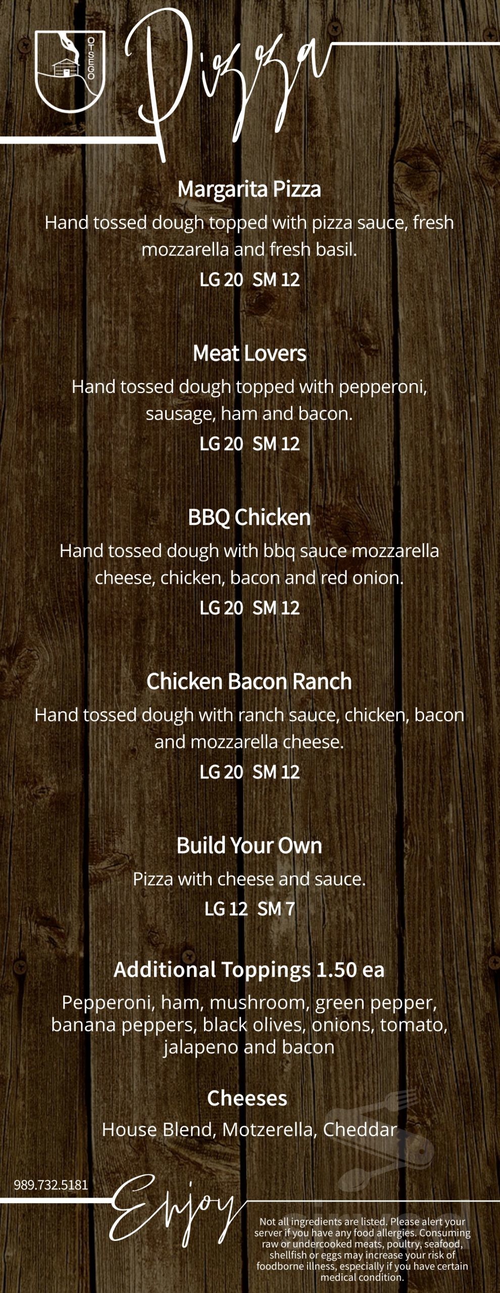 The Duck Blind Grill, Gaylord menus in Gaylord, Michigan, United States