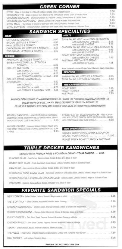 Odyssey menus in Yonkers, New York, United States