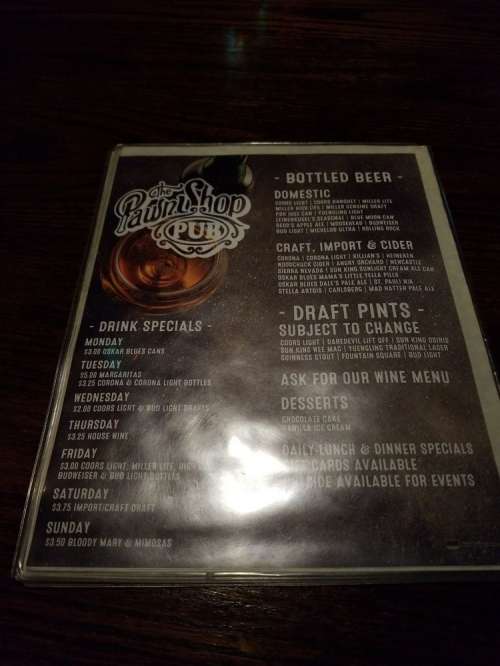 pawn-shop-pub-menu-in-indianapolis-indiana-usa