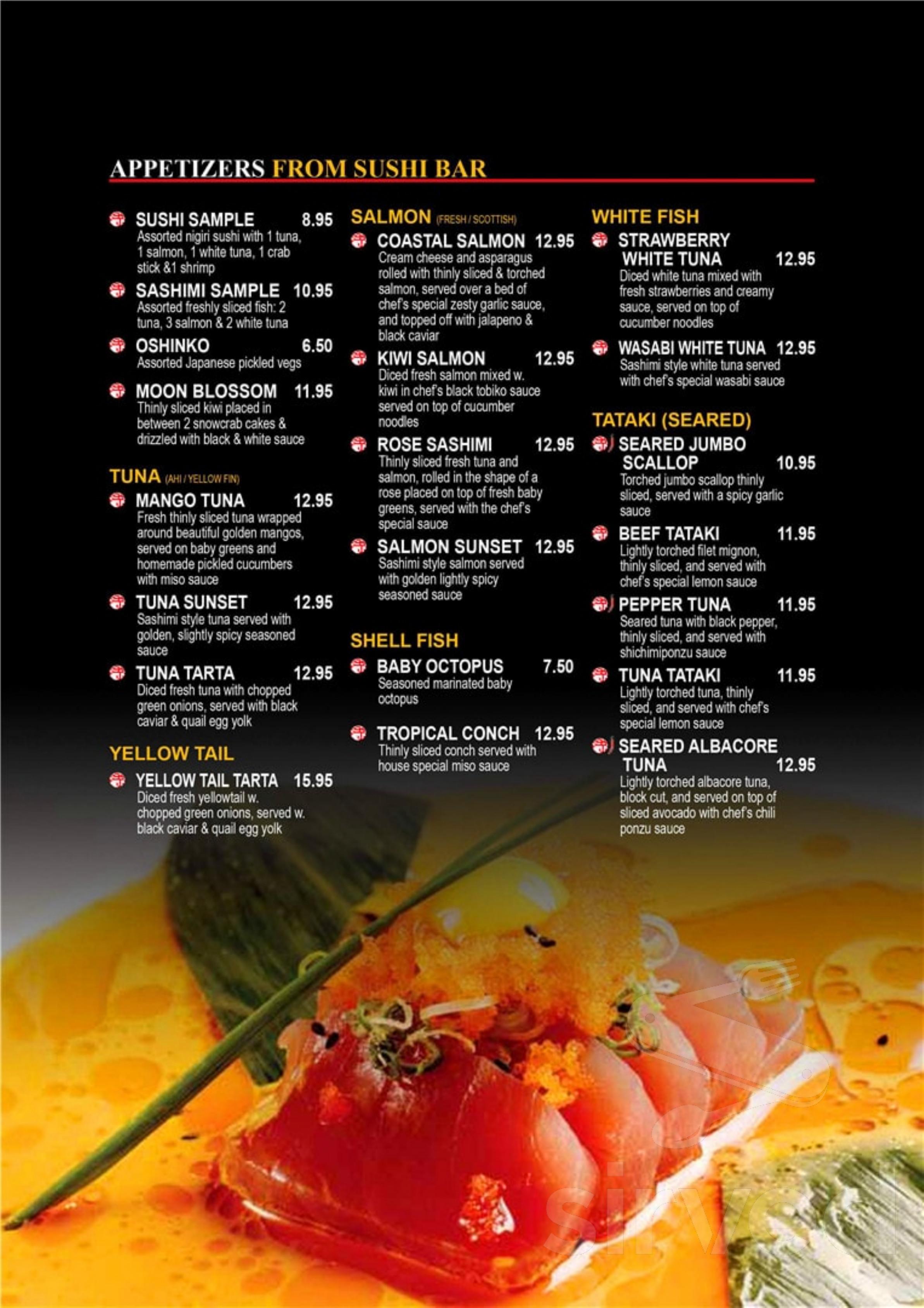 Menu - D'Iberville MS's Samurai Japanese Cuisine | Sirved