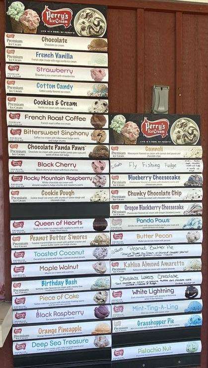 Fudgy's Ice Cream menu in Amenia, New York, USA