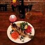 Tuckerbox menu in White River Junction, Vermont, USA