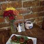 Tuckerbox menu in White River Junction, Vermont, USA