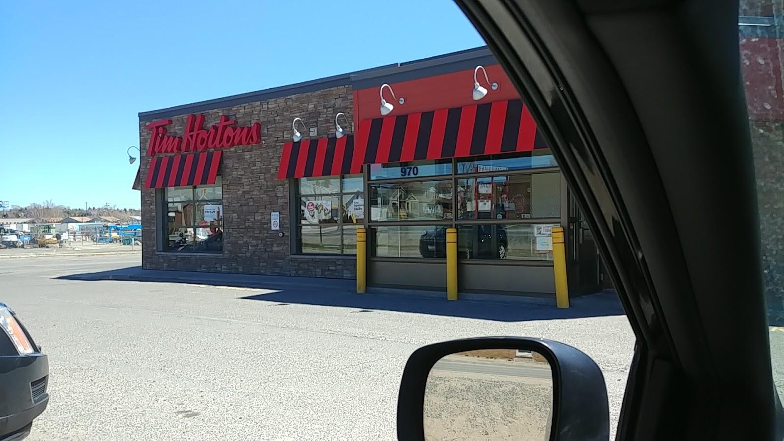 Tim Hortons menu in Greater Sudbury, Ontario, Canada