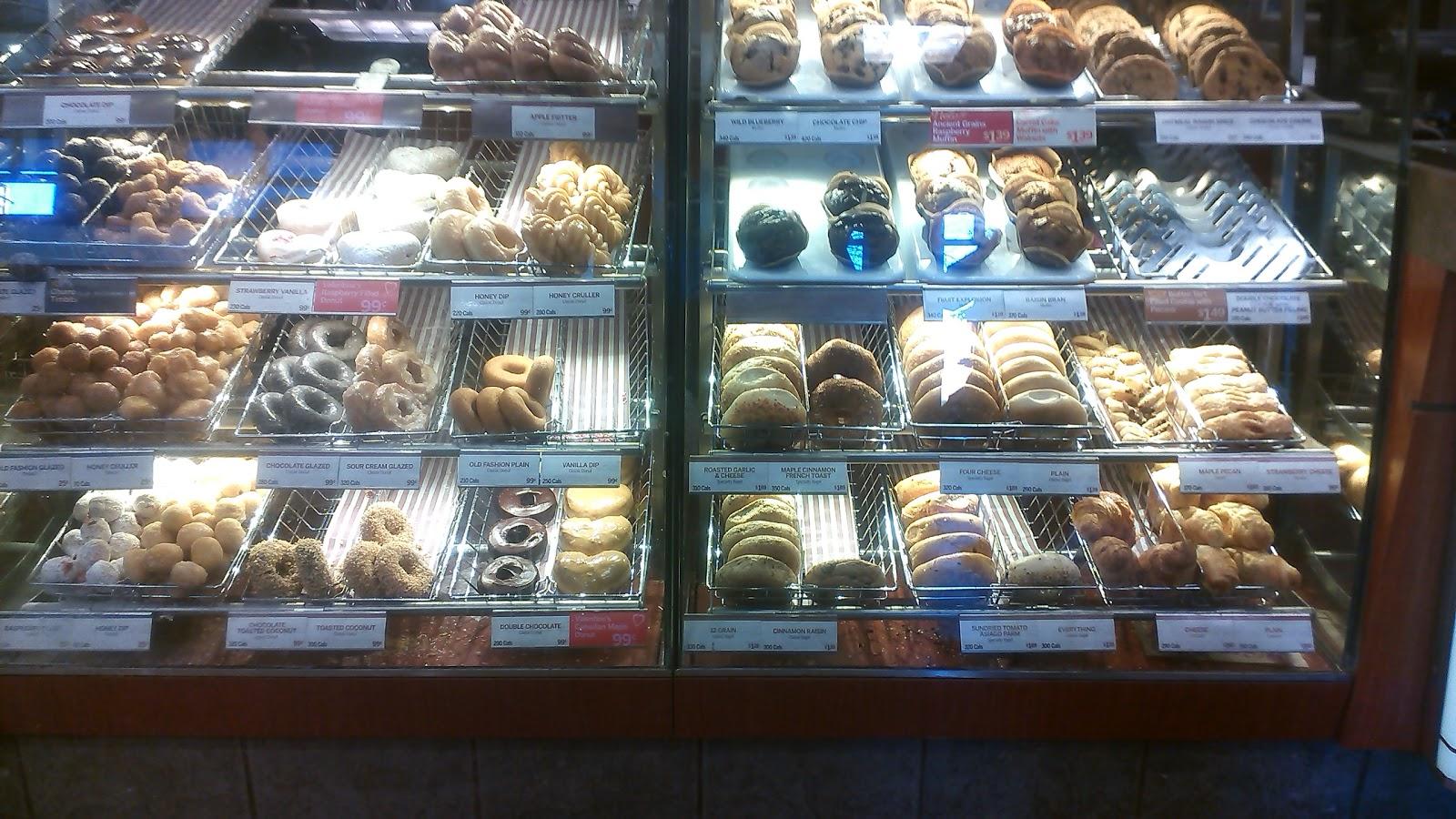 Tim Hortons menu in Windsor, Ontario, Canada