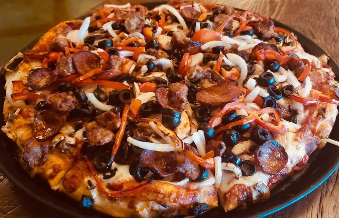 Old Town Pizza menu in Lincoln, California, USA