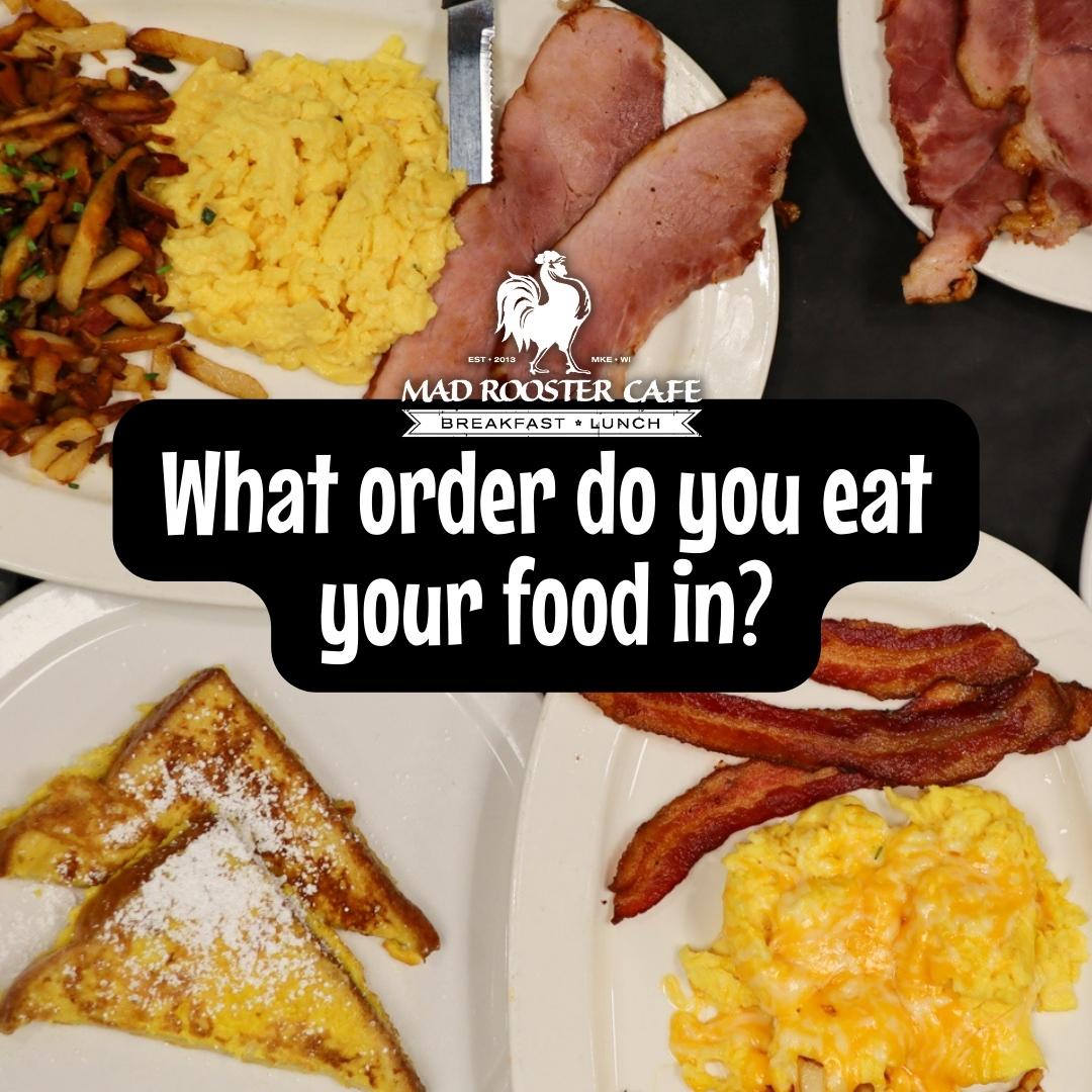 Mad Rooster Cafe menu in Milwaukee, Wisconsin, USA