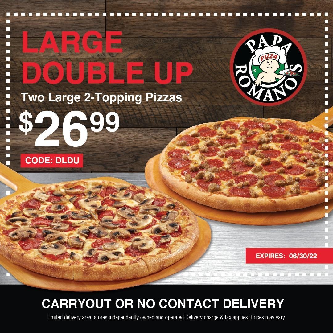 Papa Romano's Pizza menus in Dearborn Heights, Michigan, United States
