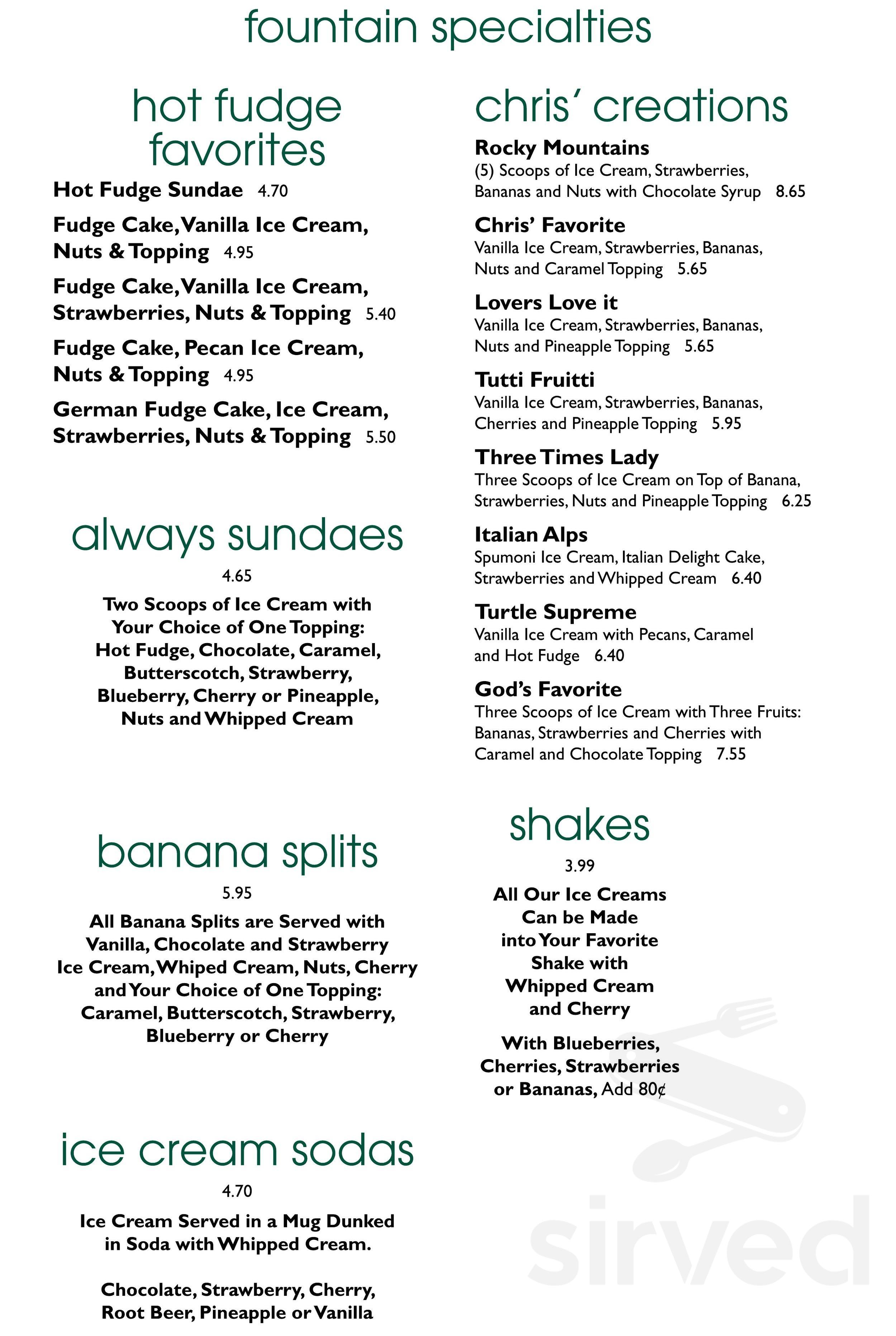 Rose Garden Cafe menu in Elk Grove Village, Illinois, USA