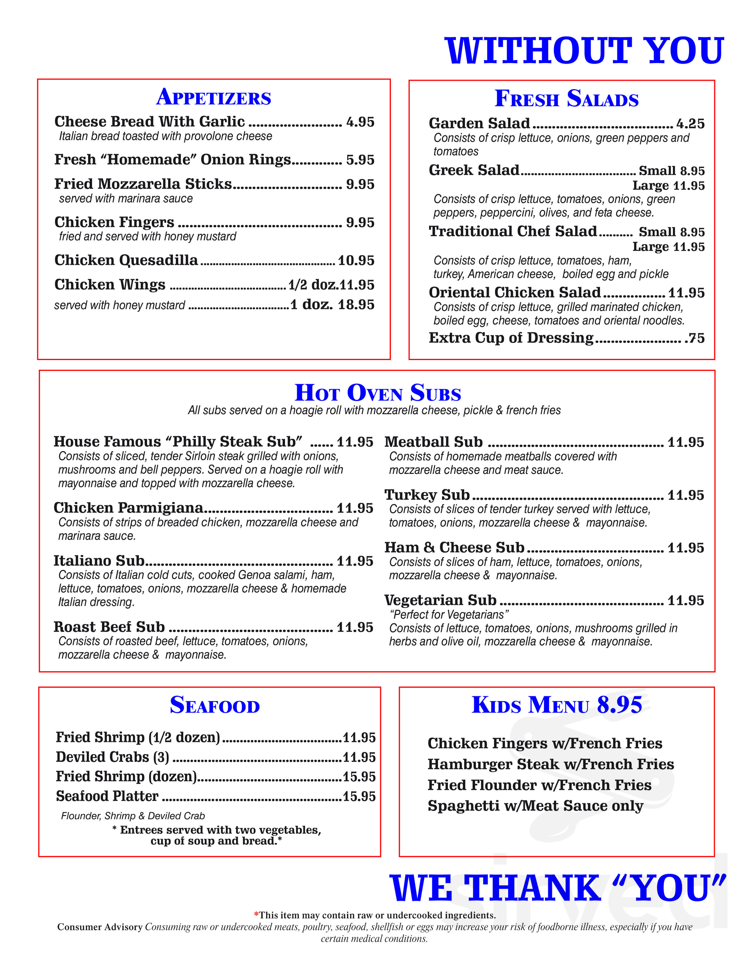 Skyland Family Restaurant menu in Charlotte, North Carolina, USA