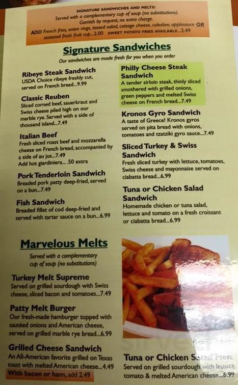 Menu - Tremont IL's Jack's Cafe | Sirved