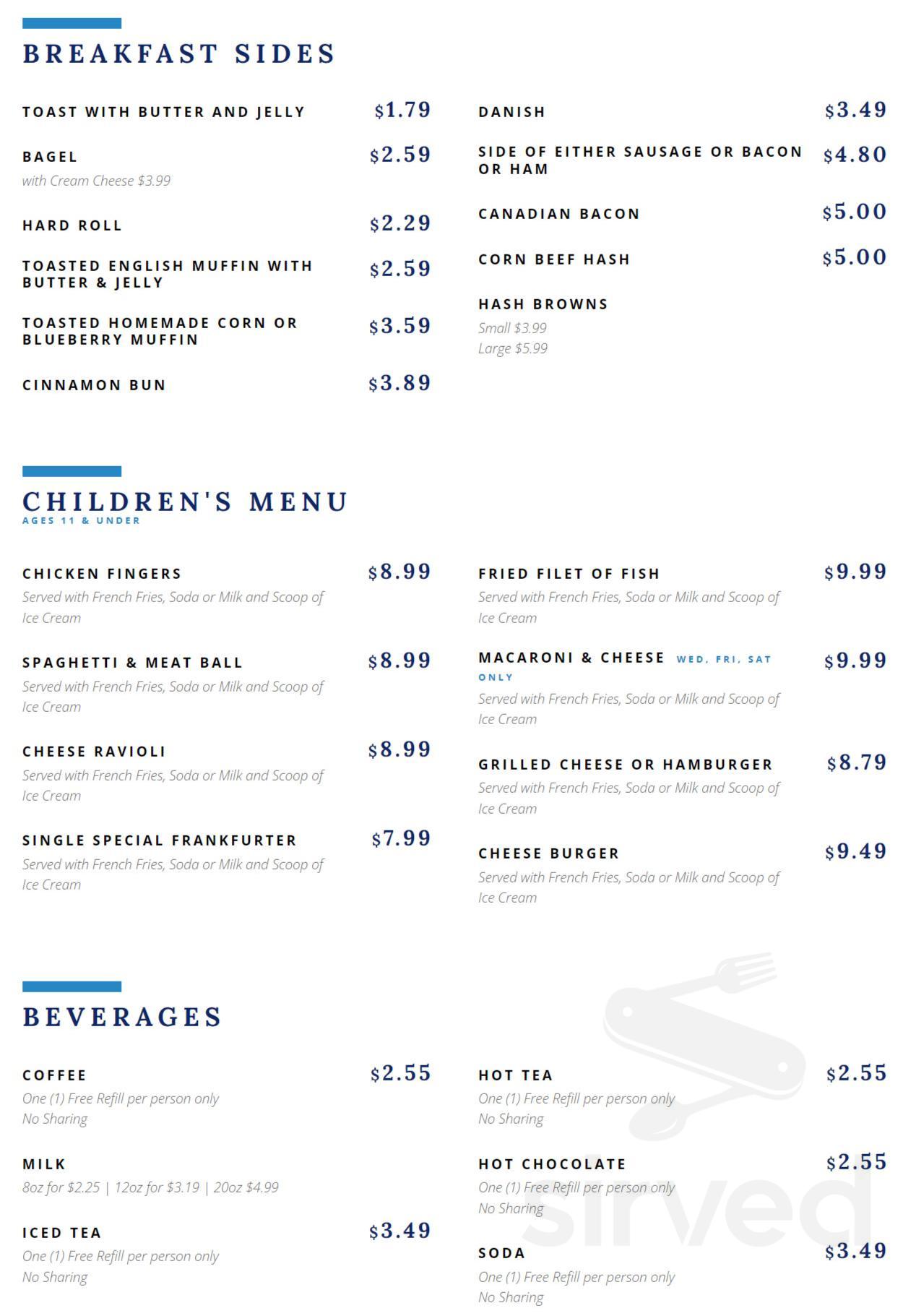 Menu - Schenectady NY's Blue Rose Cheesecake & Bake Shop | Sirved